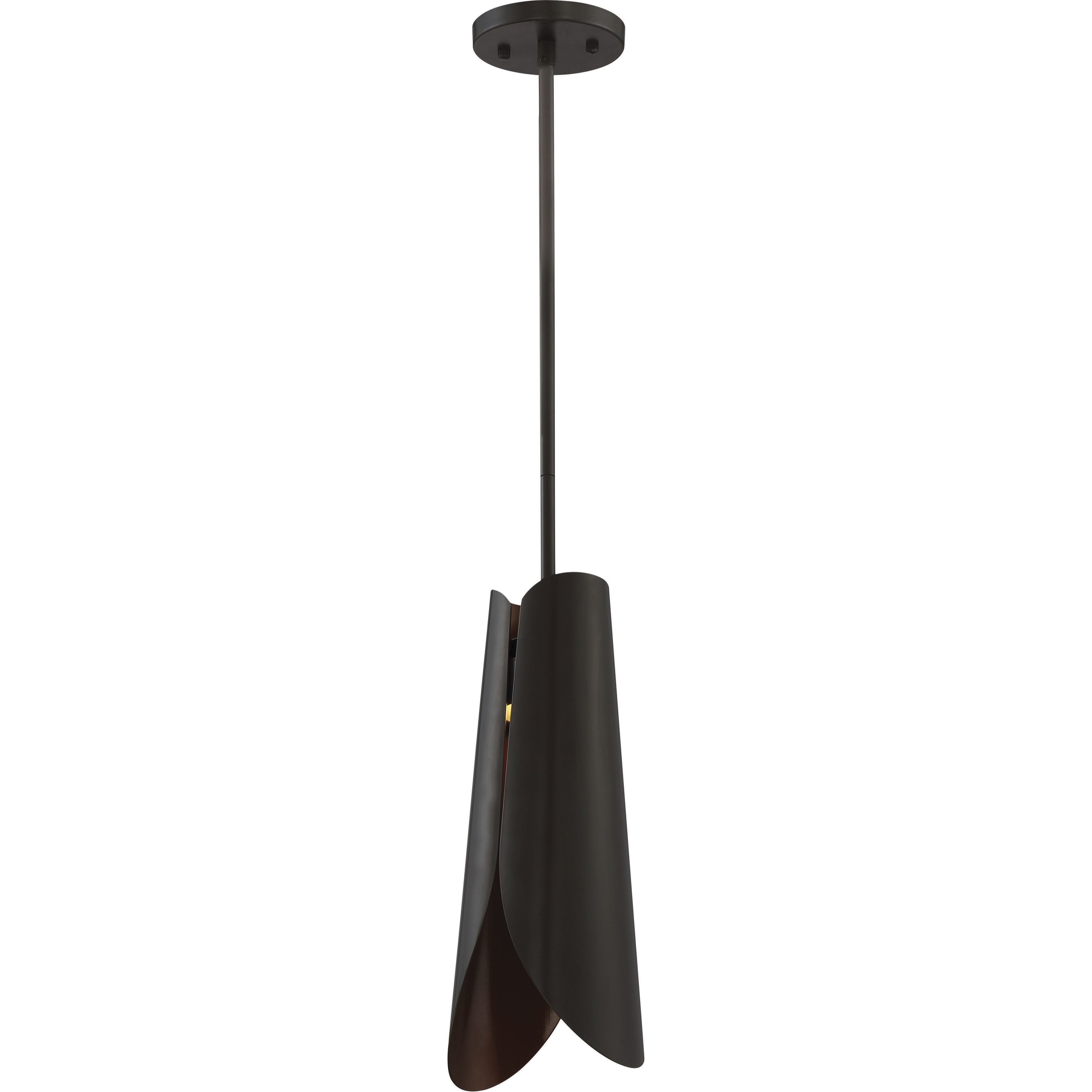 Nuvo 62/846 Thorn LED 6.5 inch Bronze and Copper Accents Pendant ...