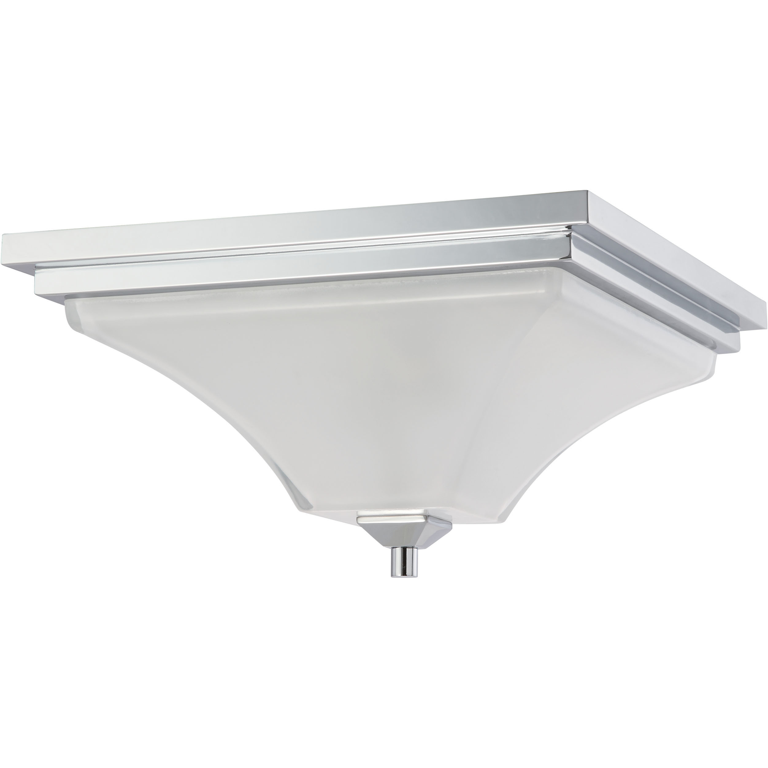 Nuvo 60/4006 Parker 2 Light 15.25 inch Polished Chrome Flush Mount ...