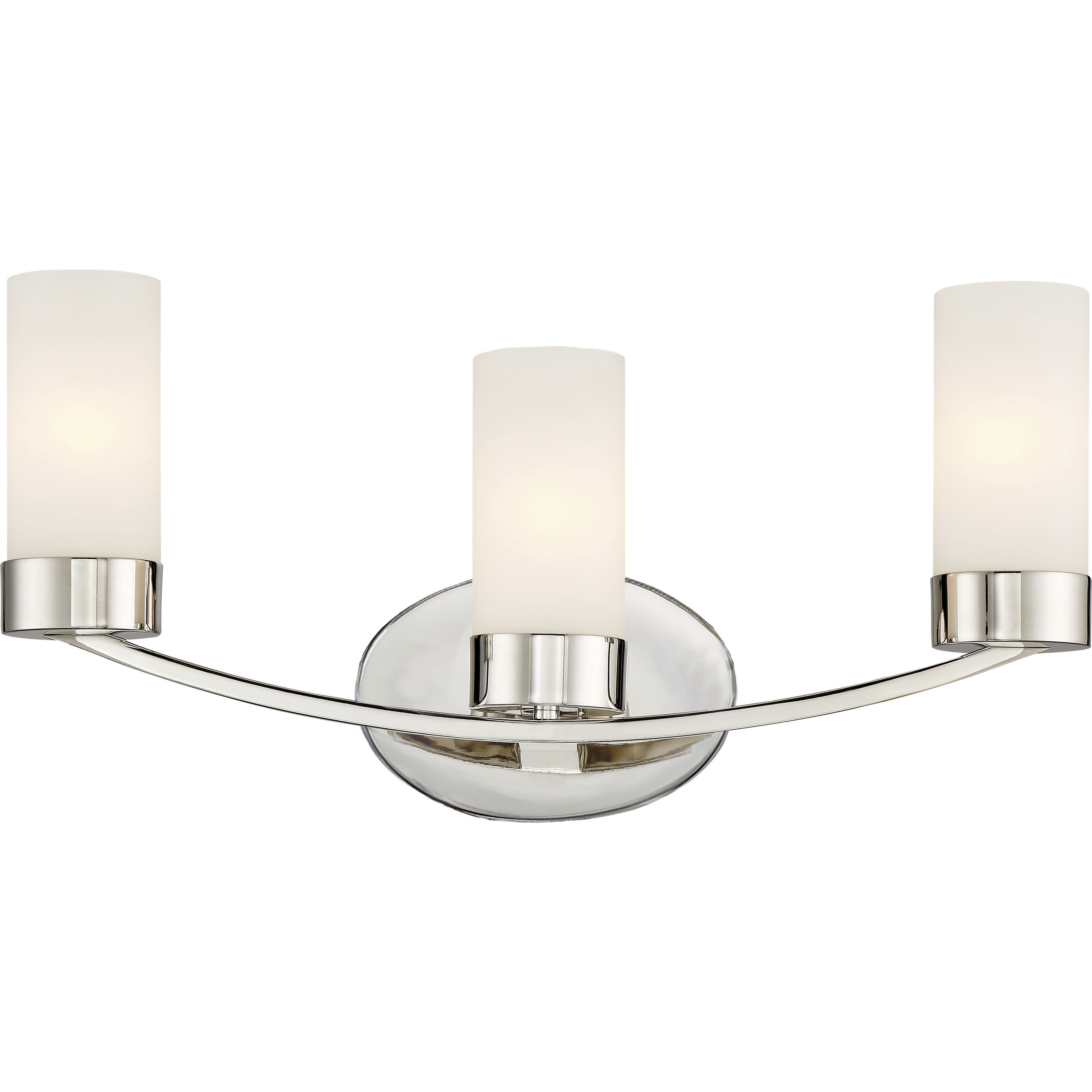 Nuvo 60/6223 Denver 3 Light 21.25 inch Polished Nickel Vanity Light ...