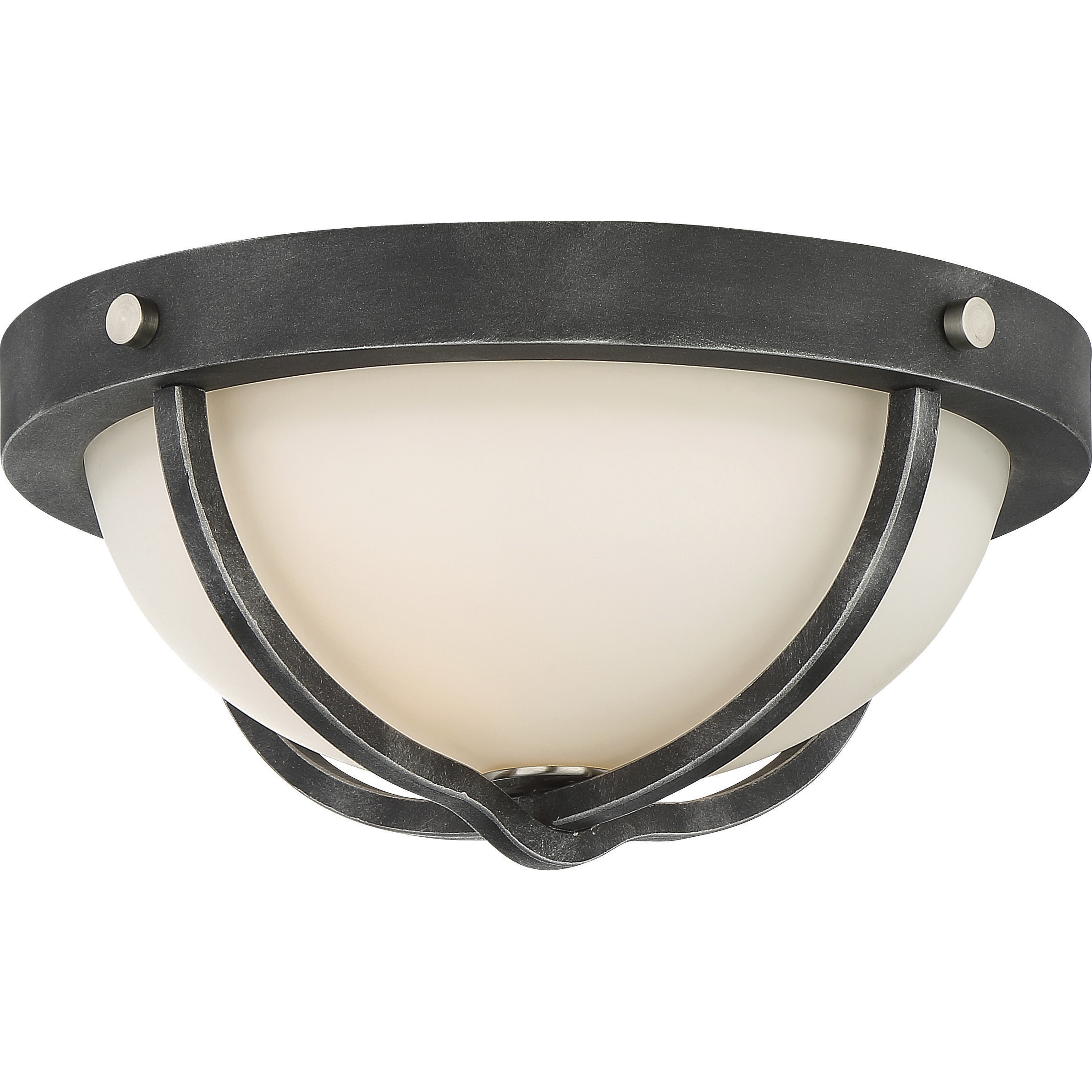 Nuvo 60/6126 Sherwood 2 Light 15 inch Iron Black and Brushed Nickel ...
