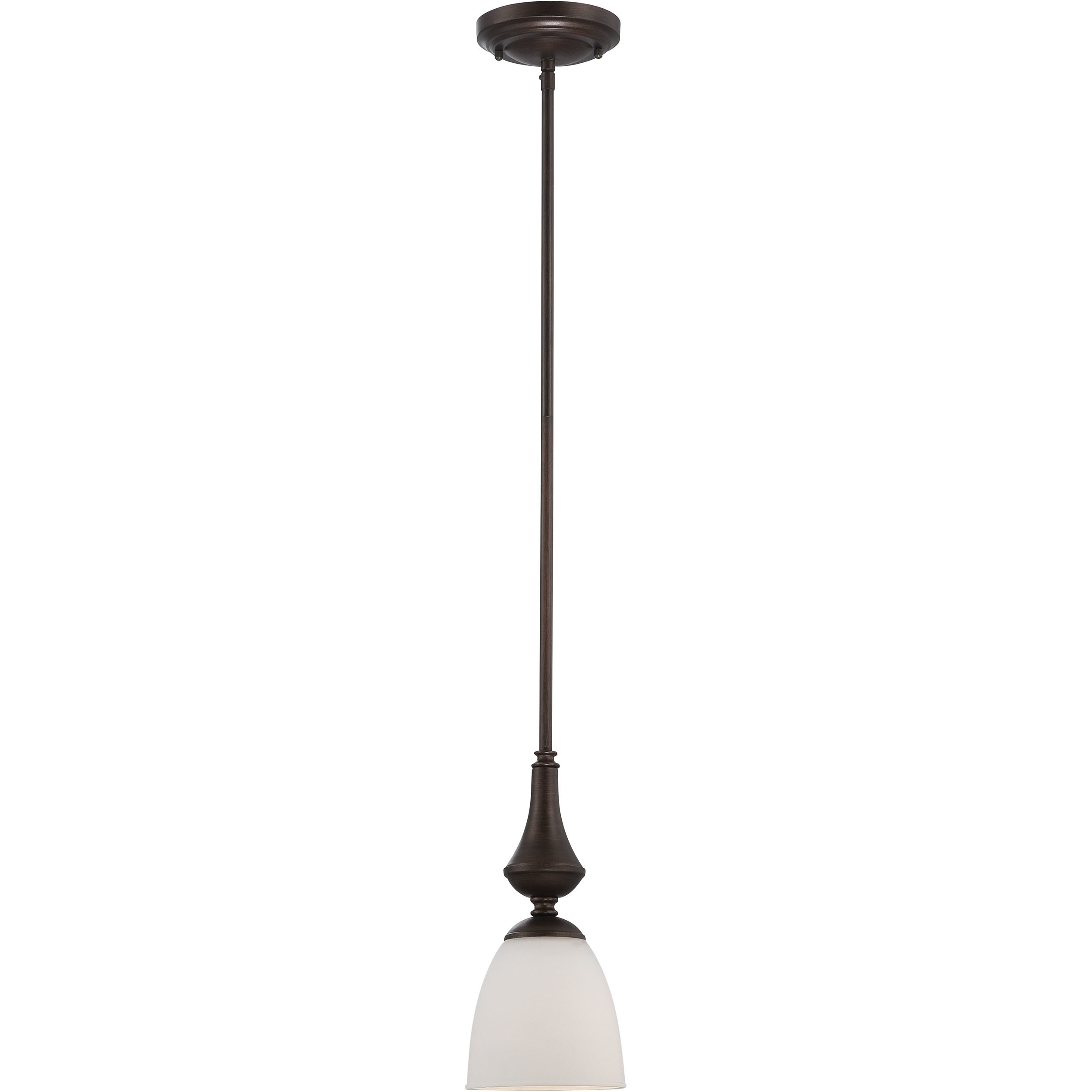 Patton 1 Light 5.13 inch Prairie Bronze Mini Pendant Ceiling Light