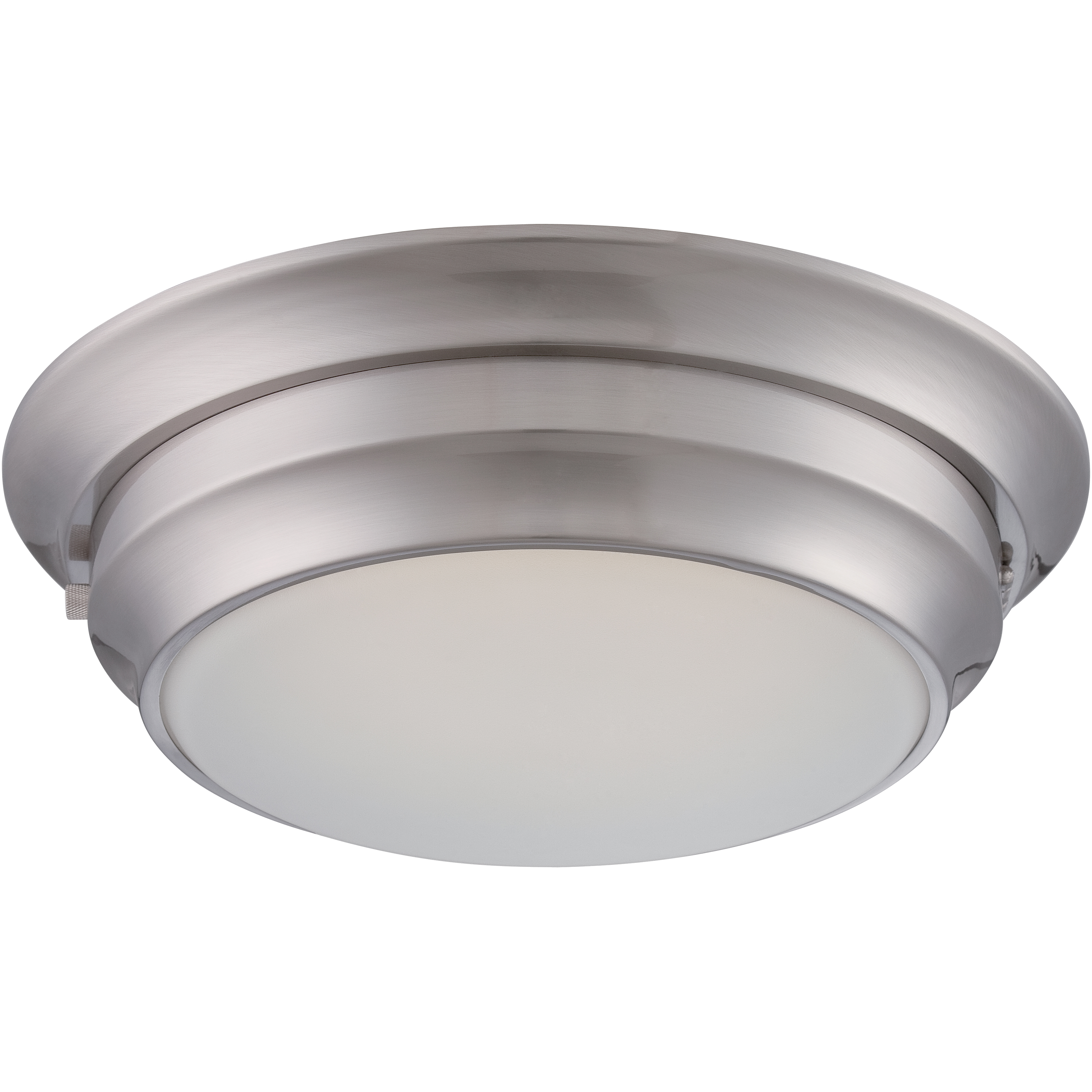 Nuvo 62/156 Dash LED 14 inch Polished Nickel Flush Mount Ceiling Light